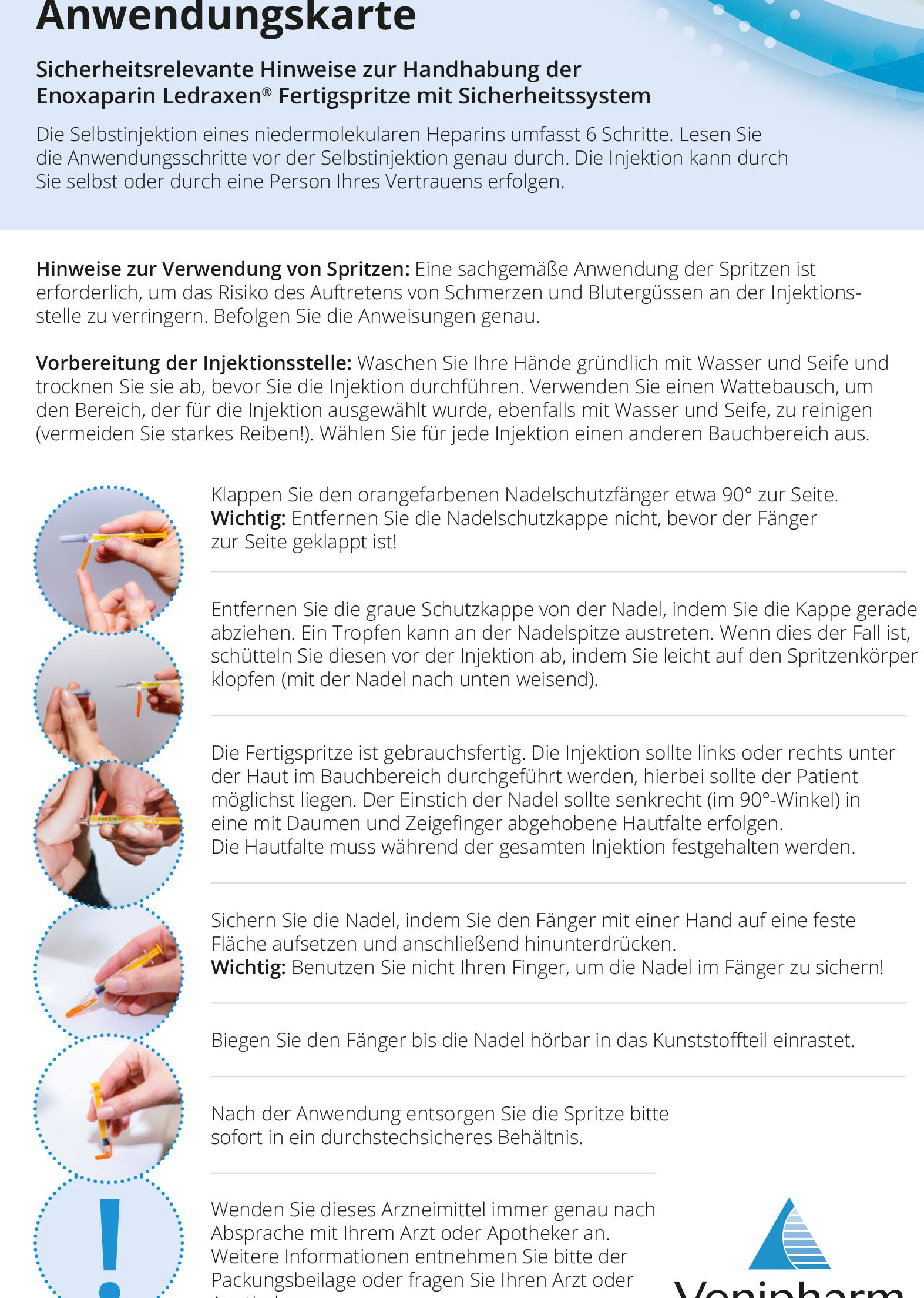 Clexane Anwendung: Wirkung, Dosierung und Anwendungsgebiete