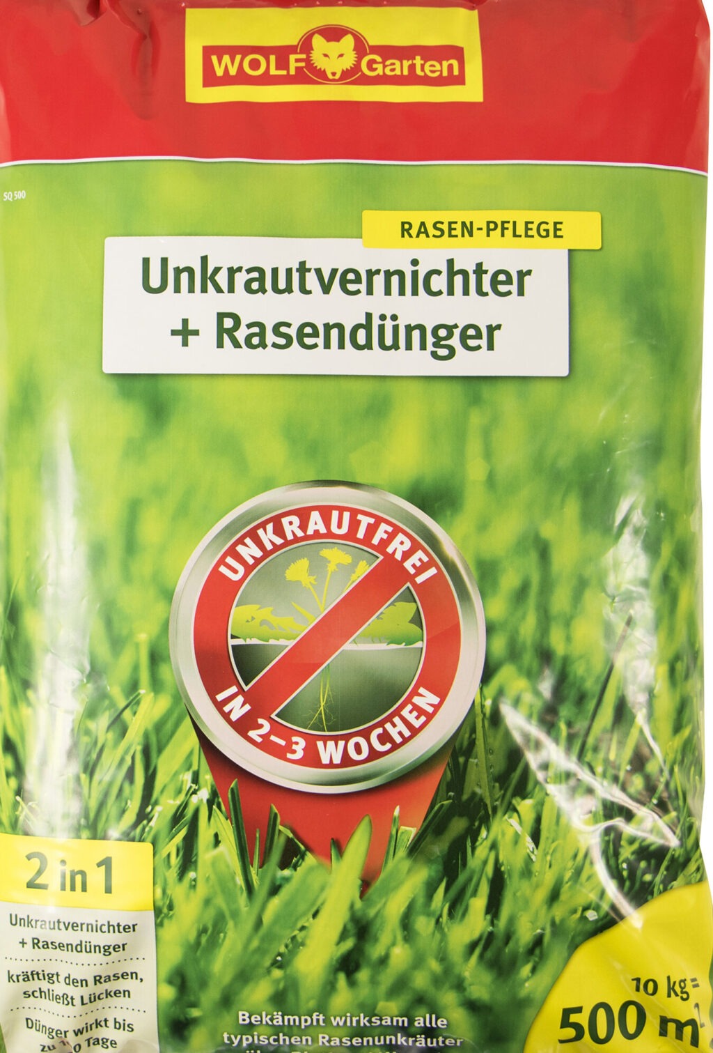 Herbstrasendunger Mit Unkrautvernichter