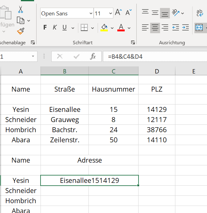 Effizientes Arbeiten mit Excel: So wenden Sie Formeln auf mehrere Zellen an