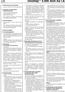 Innohep Fertigspritzen: Anwendung, Dosierung und Wirkung im Überblick