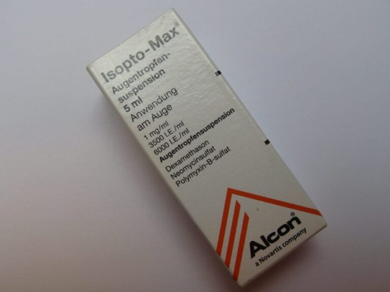 Isopto-Max: Dauer der Anwendung und wichtige Informationen