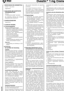 Ovestin Creme Anwendung: Informationen, Tipps und Anwendungshinweise