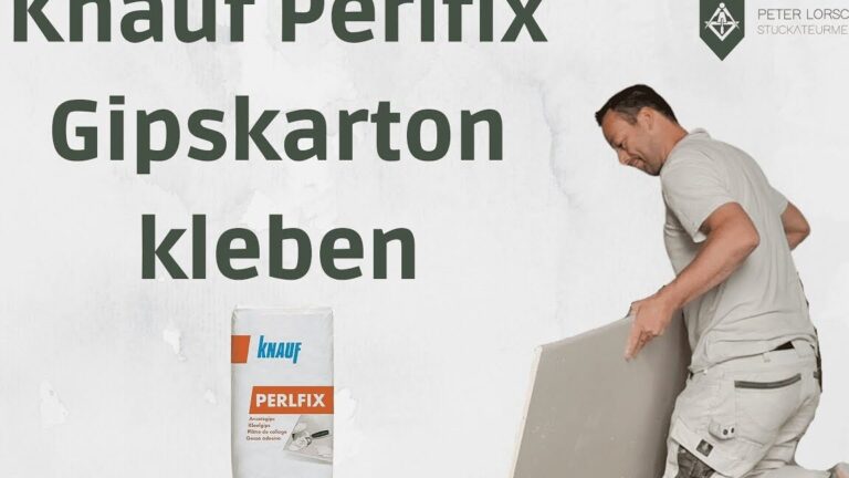 Knauf Perlfix Anwendung
