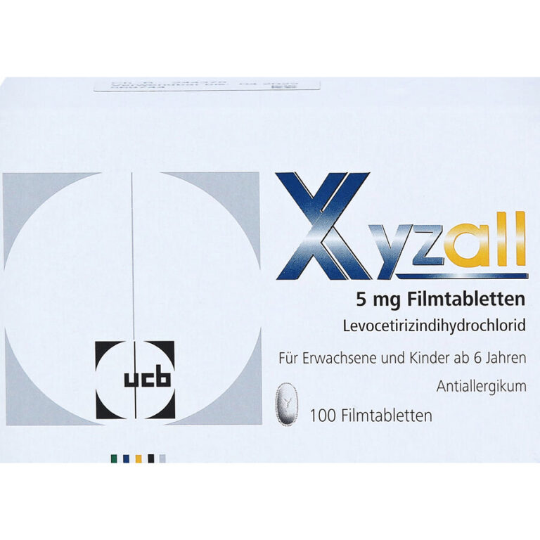 XYZAL 5 mg Tabletten: Anwendung, Dosierung, Nebenwirkungen ...